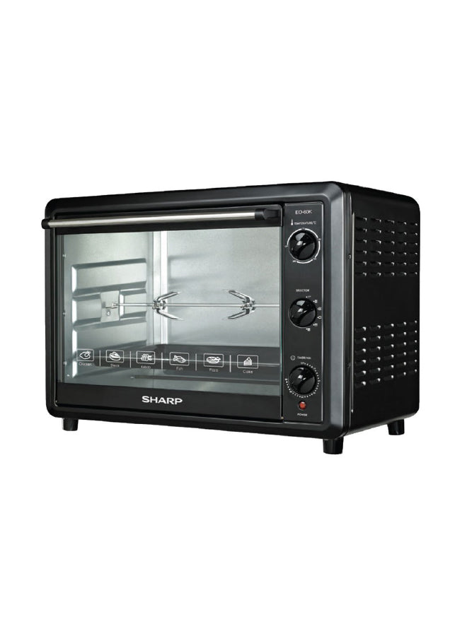 Sharp 60L 2000W Single Glass Electric Oven with Rotisserie & Convectio