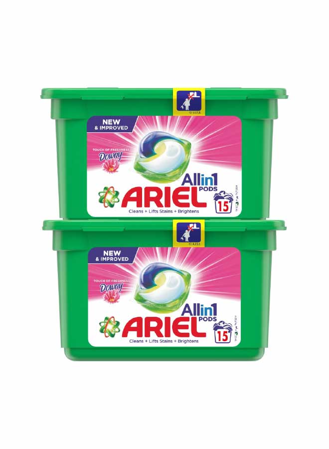 Ariel Automatic All in 1 PODS Laundry Detergent Touch of Freshness Dow
