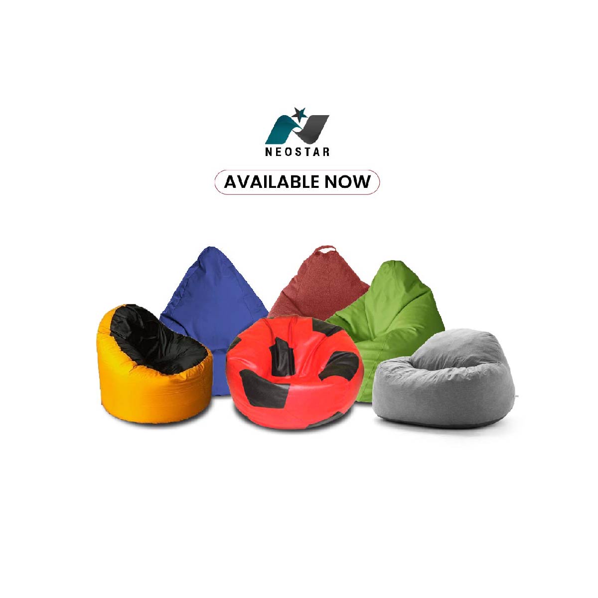 Neostar Bean Bag ,M ,L, XL