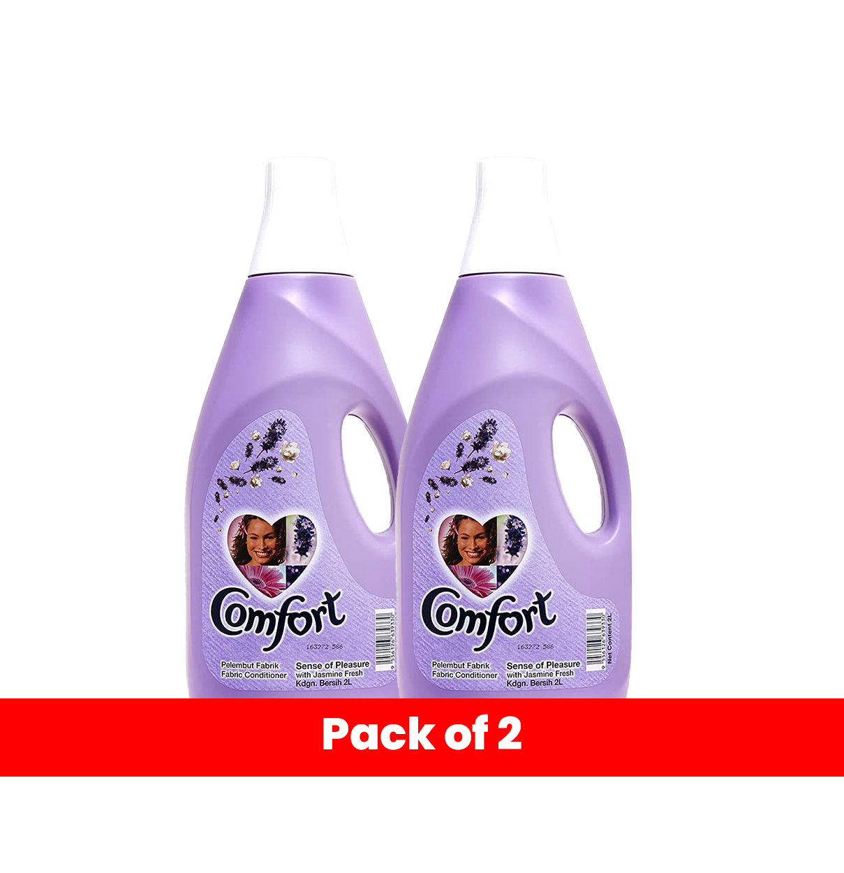 Comfort Fabric Conditioner Rose Fresh / Jasmine 2L x 2