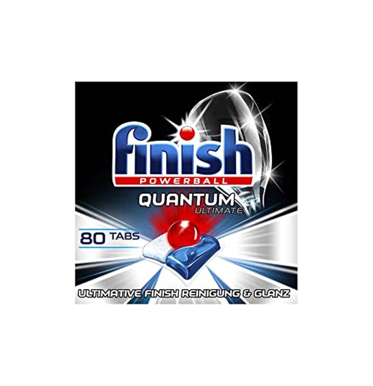 Finish Quantum Ultimate Dishwasher Tablets - Pack with 80 Finish Tabs