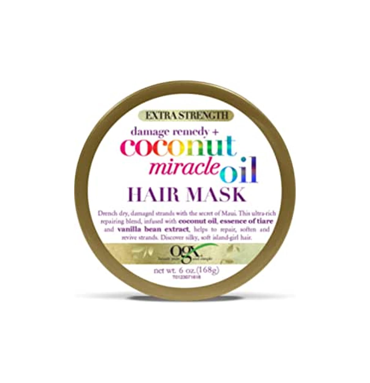 Ogx Extra Strength Damage Remedy + Coconut Miracle Oil Hair Mask, 6 Ou