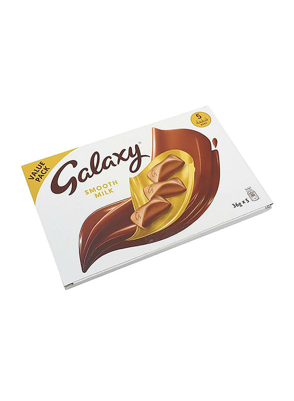 Galaxy Smooth Milk Chocolate Bars 36g x5 (Twin pack)