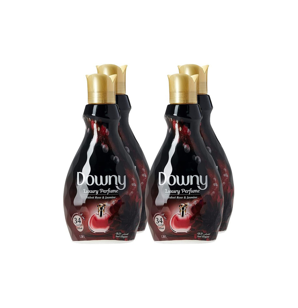Downy Luxury Perfume Collection Concentrate Fabric Softener , 1.38 Lit